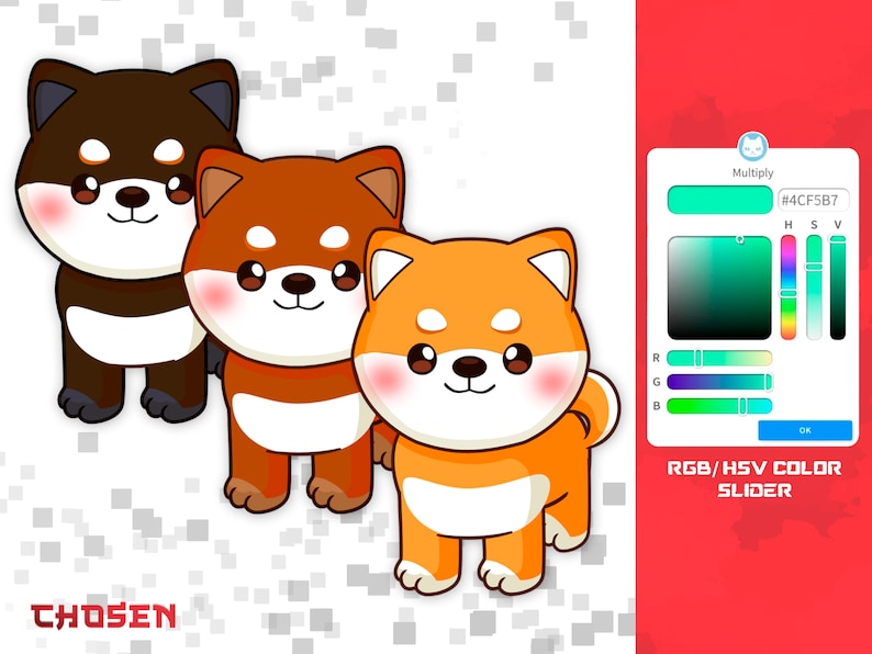 Modelo Shiba Inu Vtube prefabricado: activo L2d realista de raza de ...