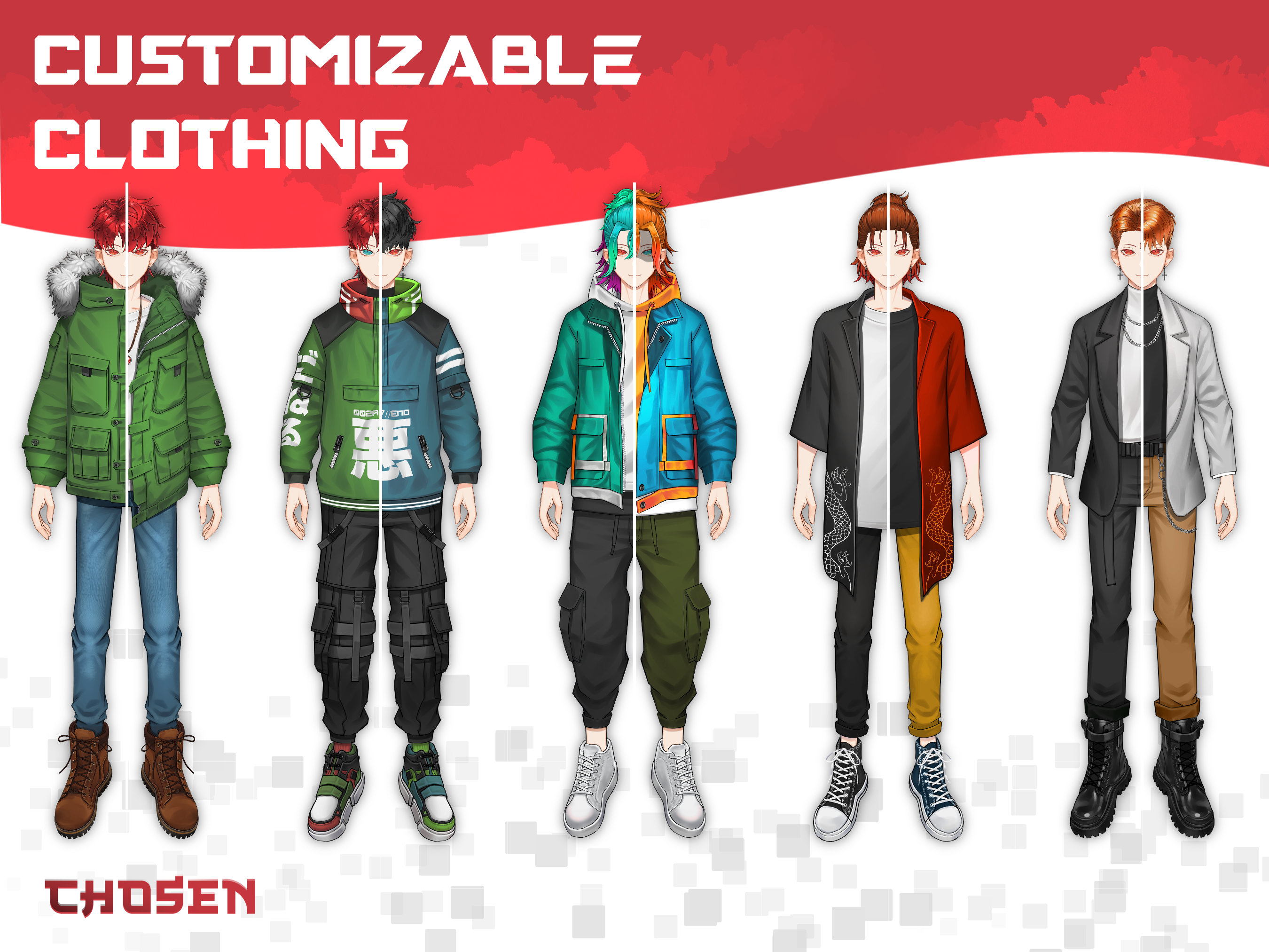 ORIGINAL FILE Customizable Premade Male Vtuber Model Fully Rigged and ...