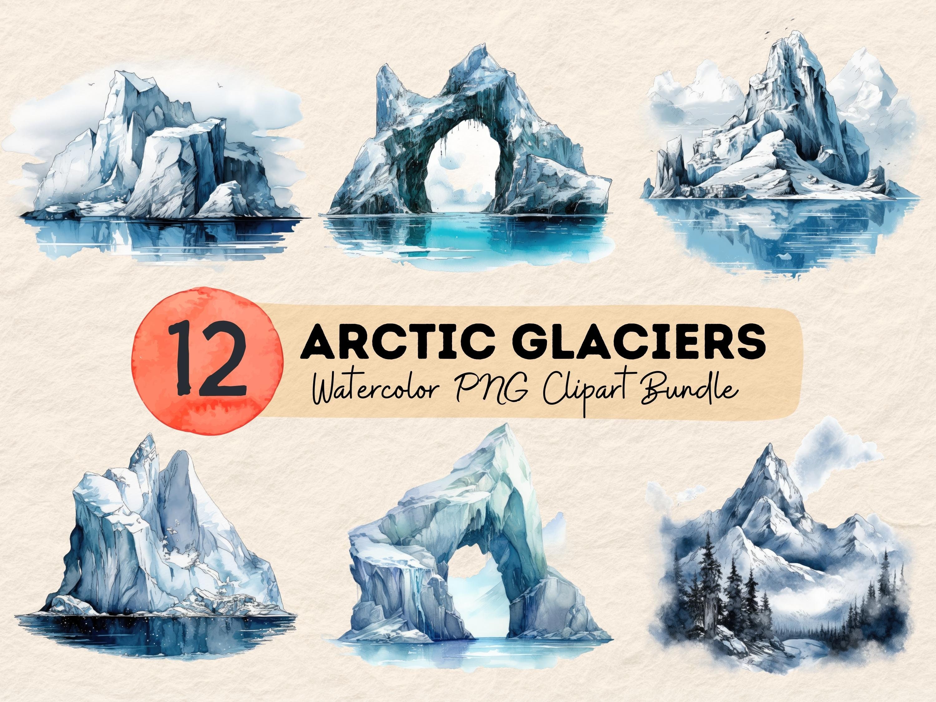 Iceberg Shapes Clipart