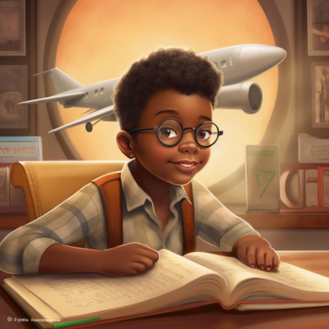 Oliver Dreams of Becoming A Pilot - a Children's Video E-book About a ...