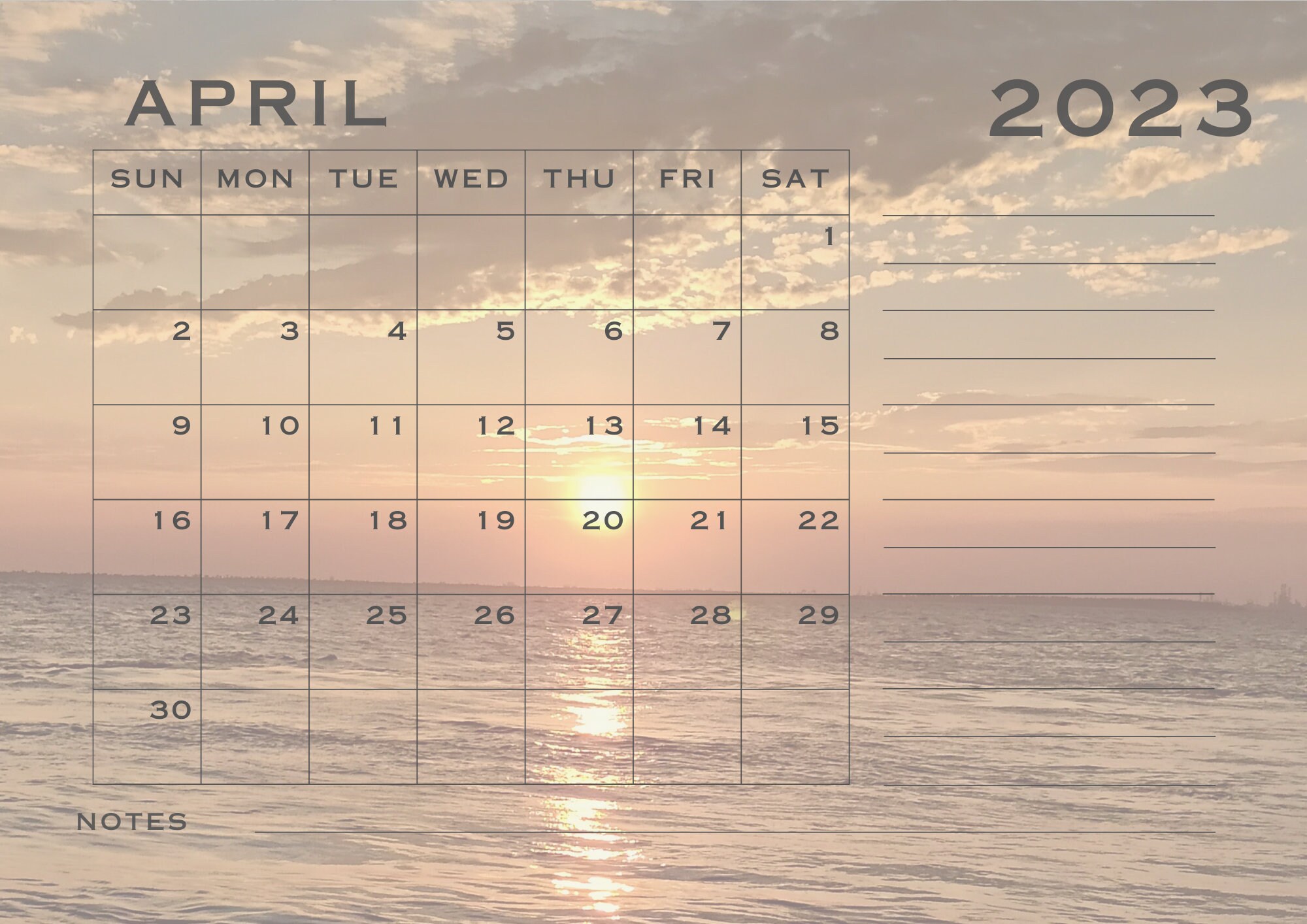 Printable 2023 Calendar, Floral Watercolor, Botanical Greenery,a4,pdf ...