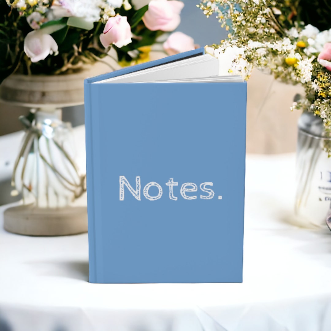 Elegant Modern Notes Journal, Minimalistic Aesthetic Notebook - Etsy