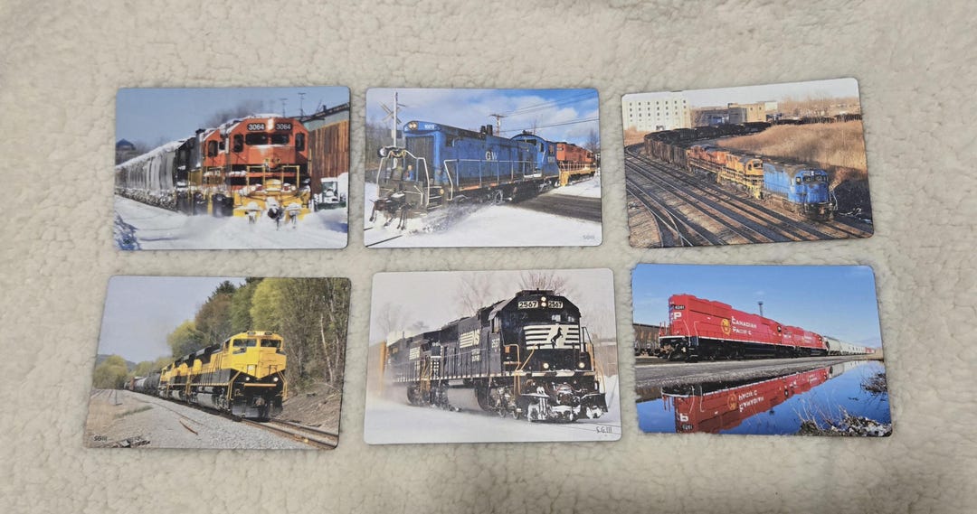 Train Magnets Train Refrigerator Magnets Fridge Magnets 6 Pack Gift for ...