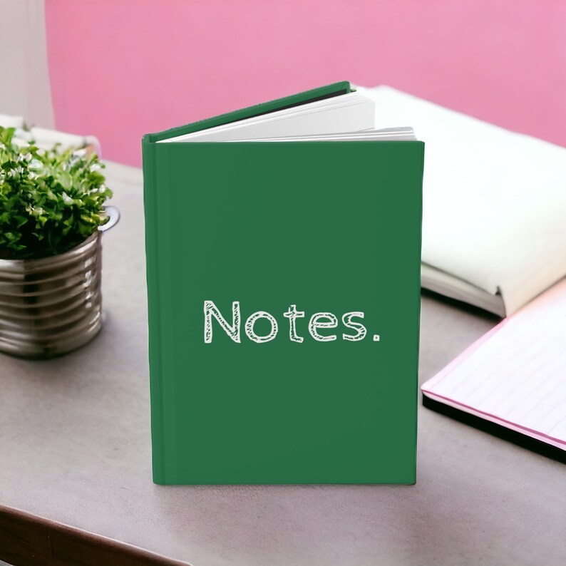 Elegant Modern Notes Journal, Minimalistic Aesthetic Notebook - Etsy