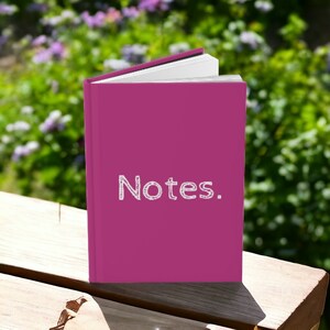 Elegant Modern Notes Journal, Minimalistic Aesthetic Notebook - Etsy