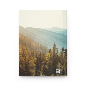 Mountain Journal Mountain Theme Hardcover Matte Journal Explorer Hiking ...