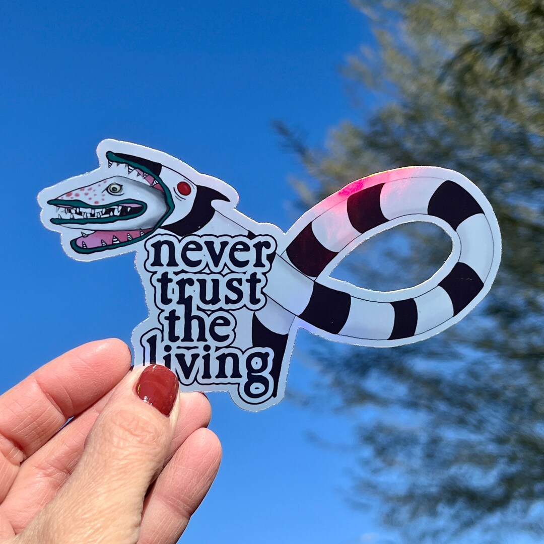 Holographic, Beetlejuice, Sandworm Sticker - Etsy