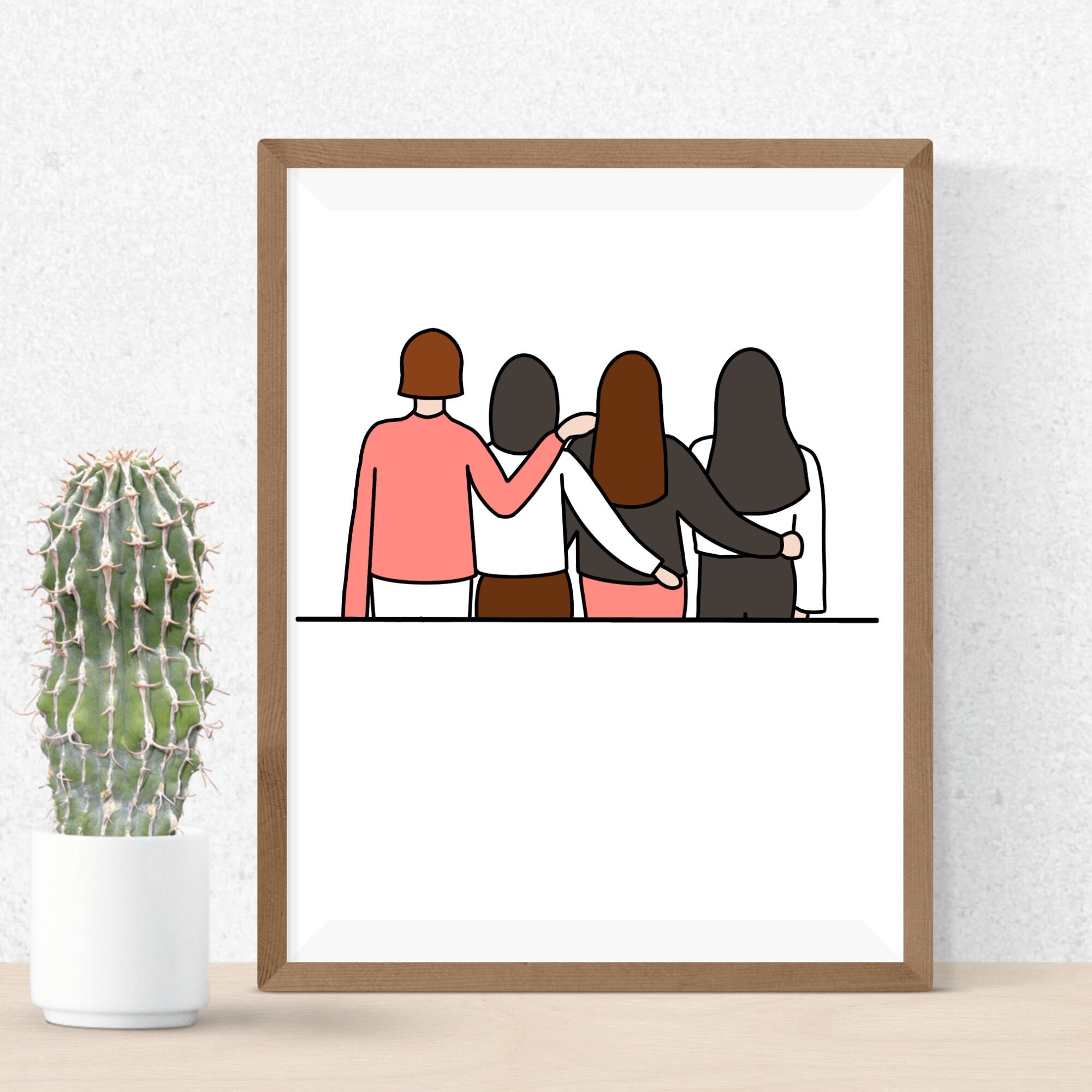 Best Friends Clipart BFF Clipart Besties Clipart Friendship - Etsy