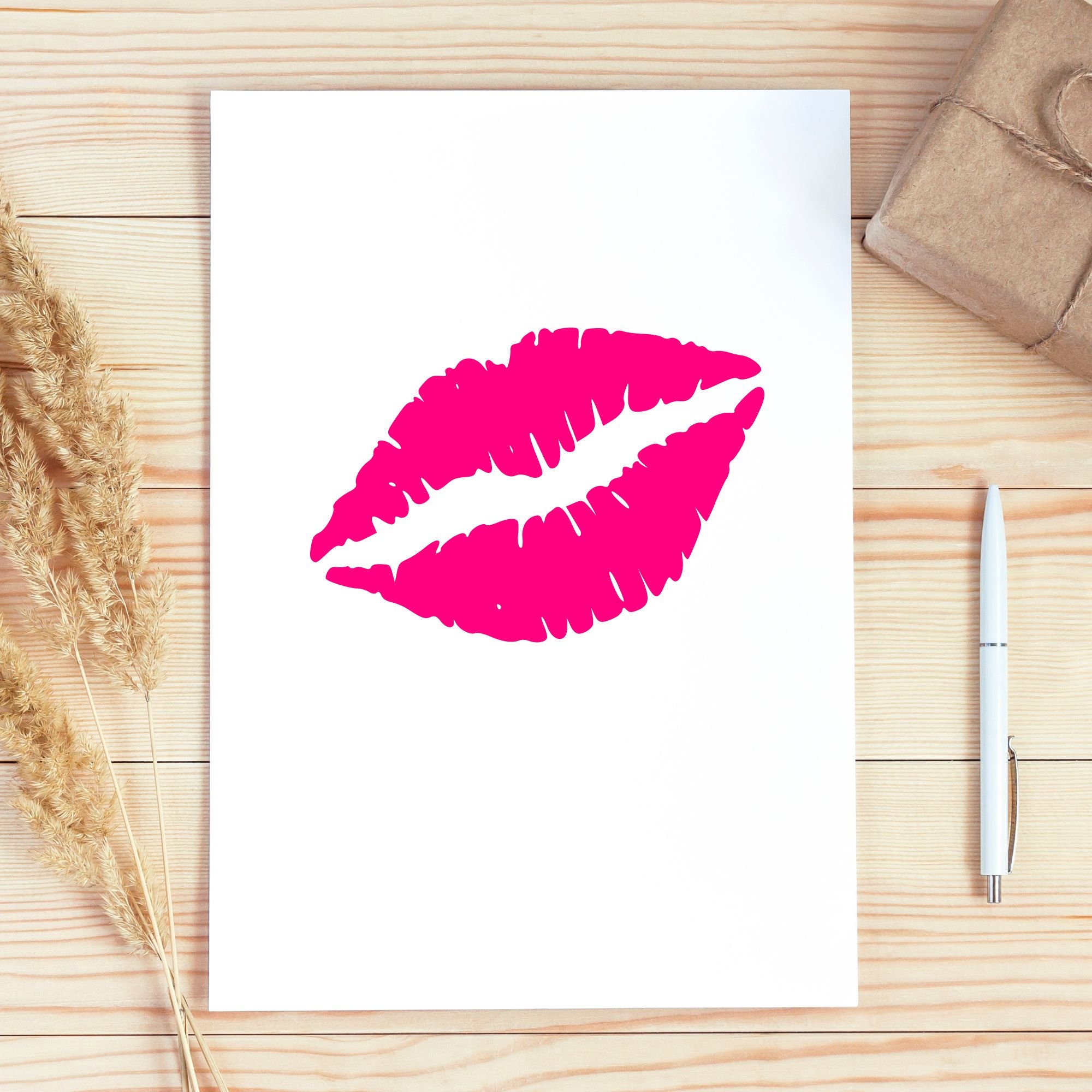 LIPS Svg Pink Lips Svg Kiss Svg American Lips Svg Kiss Design Cricut ...