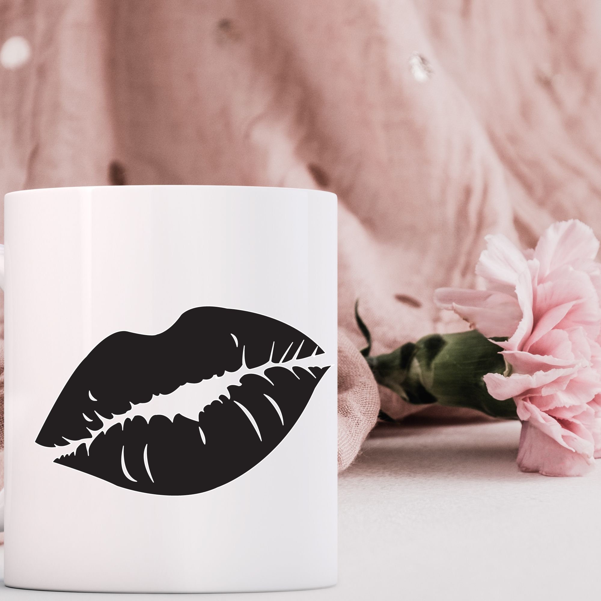 LIPS Svg Pink Lips Svg Kiss Svg American Lips Svg Kiss Design Cricut ...