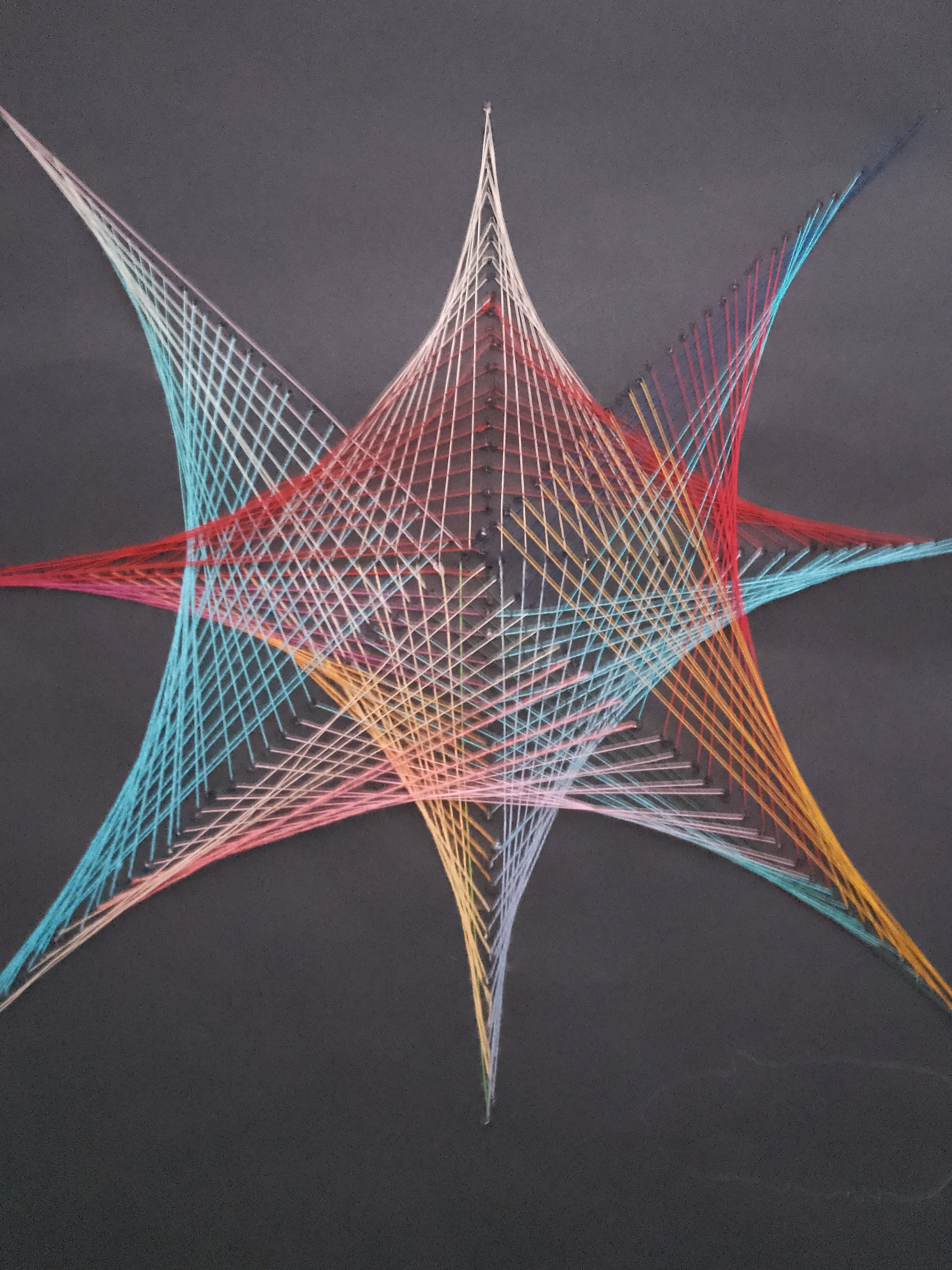 8 Side Star Line Drawing - Etsy