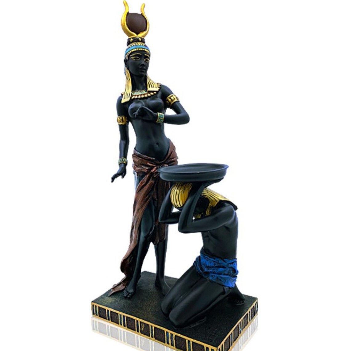 Egyptian Goddress Hathor Statue 13 Inch Goddess of Love and Beauty Cow ...