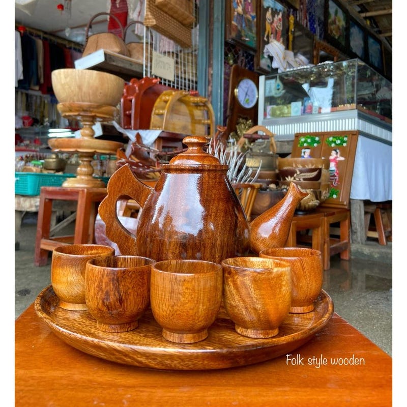 Wooden Teapot - Etsy