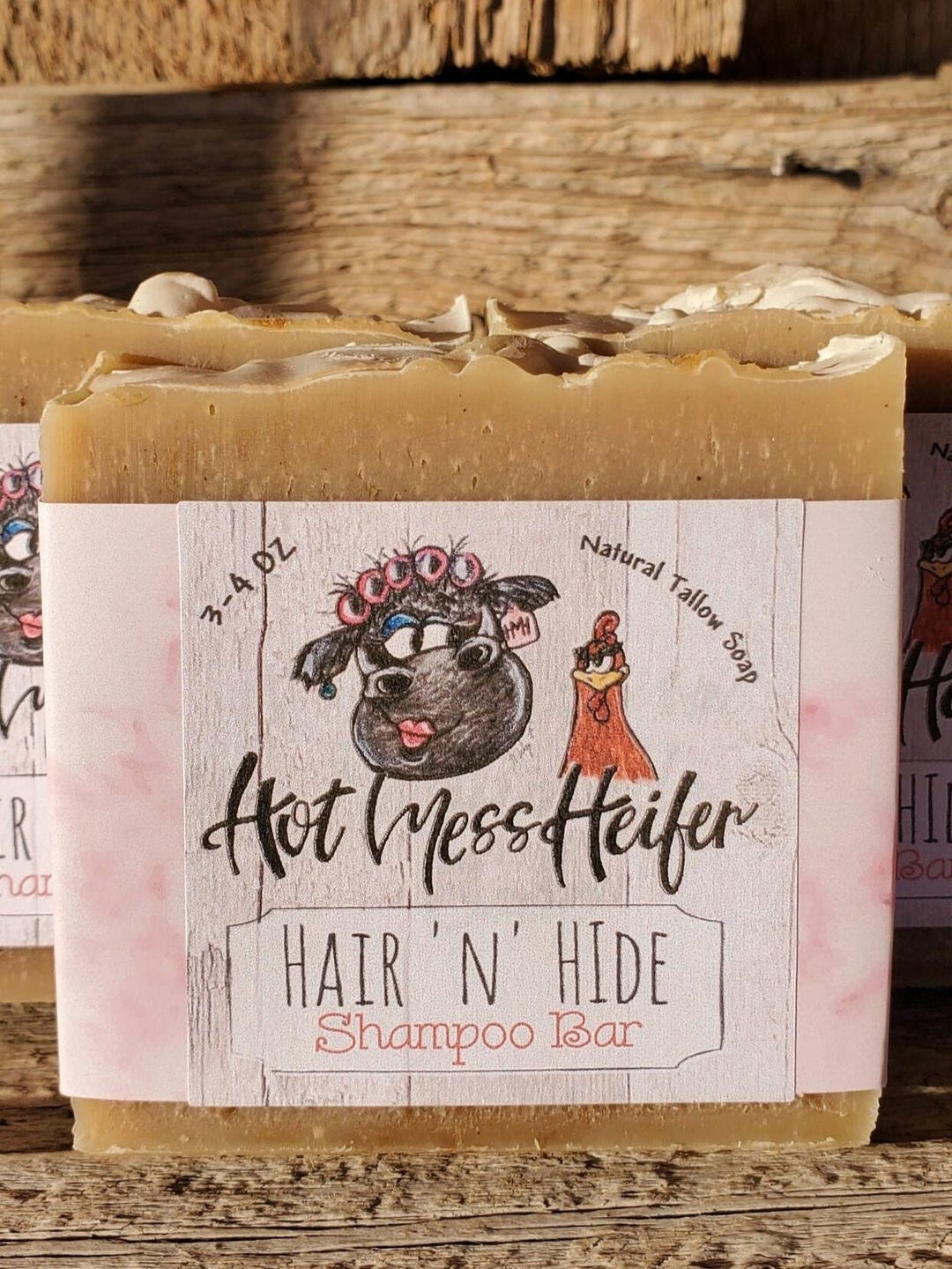 Hair 'N' Hide Tallow Shampoo Bar - Etsy