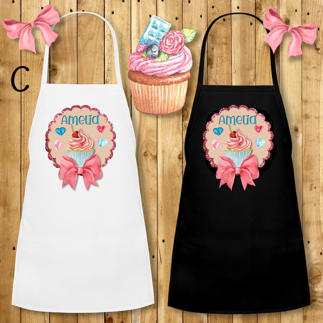 PERSONALIZED KIDS APRONS Cute Sweet Treats Design Child's - Etsy