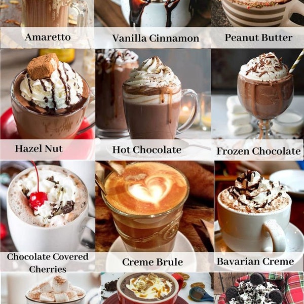 Hot Chocolate Samplers - Etsy