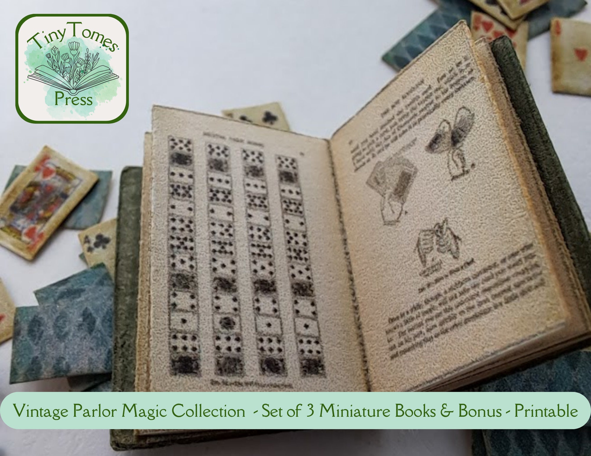 Miniature Vintage Parlor Magic Book Collection - Digital Download - Set ...
