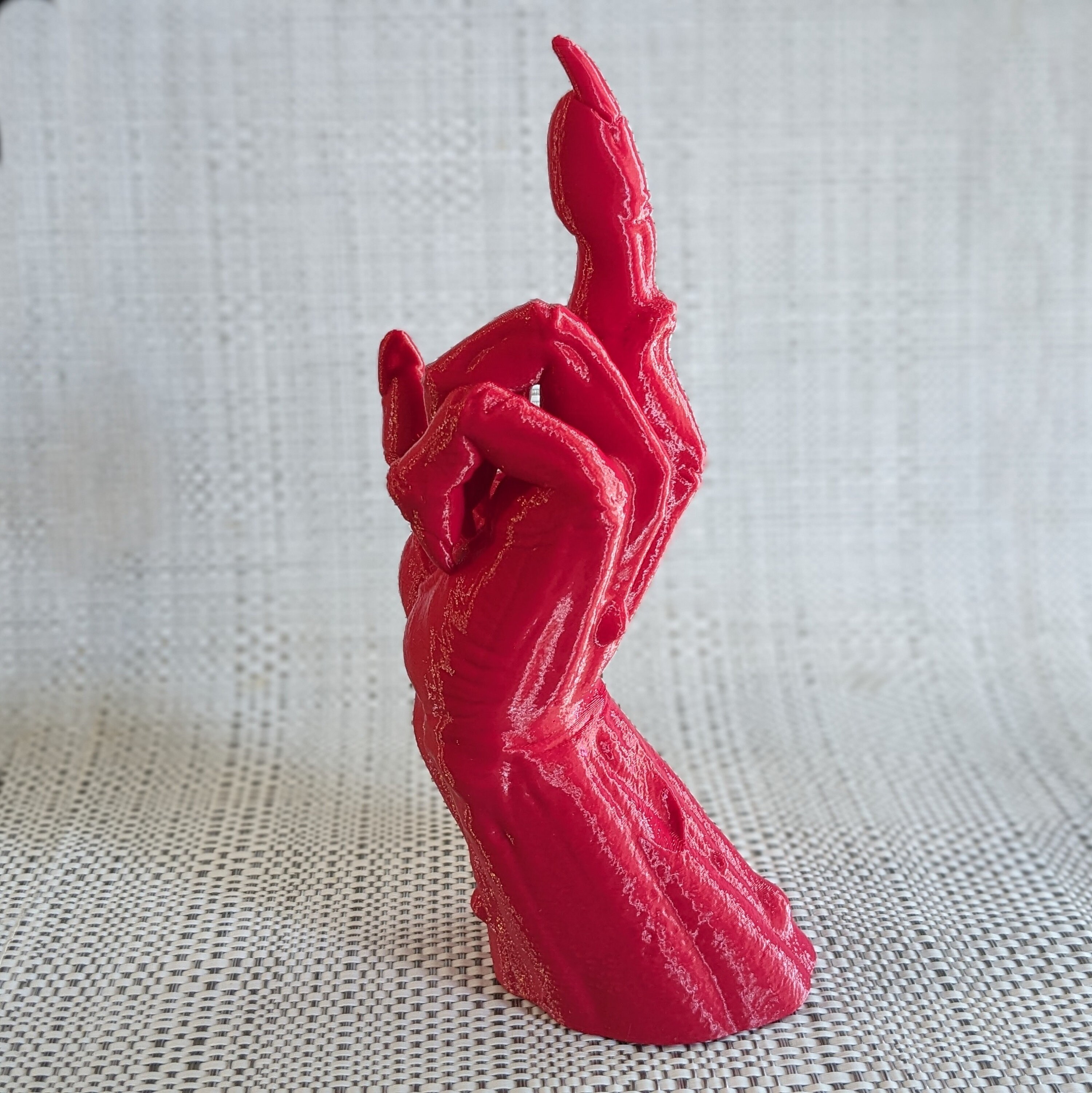 Hand Middle Finger, Demon Hand, Life Size, Exclusive Pentagram Scar ...