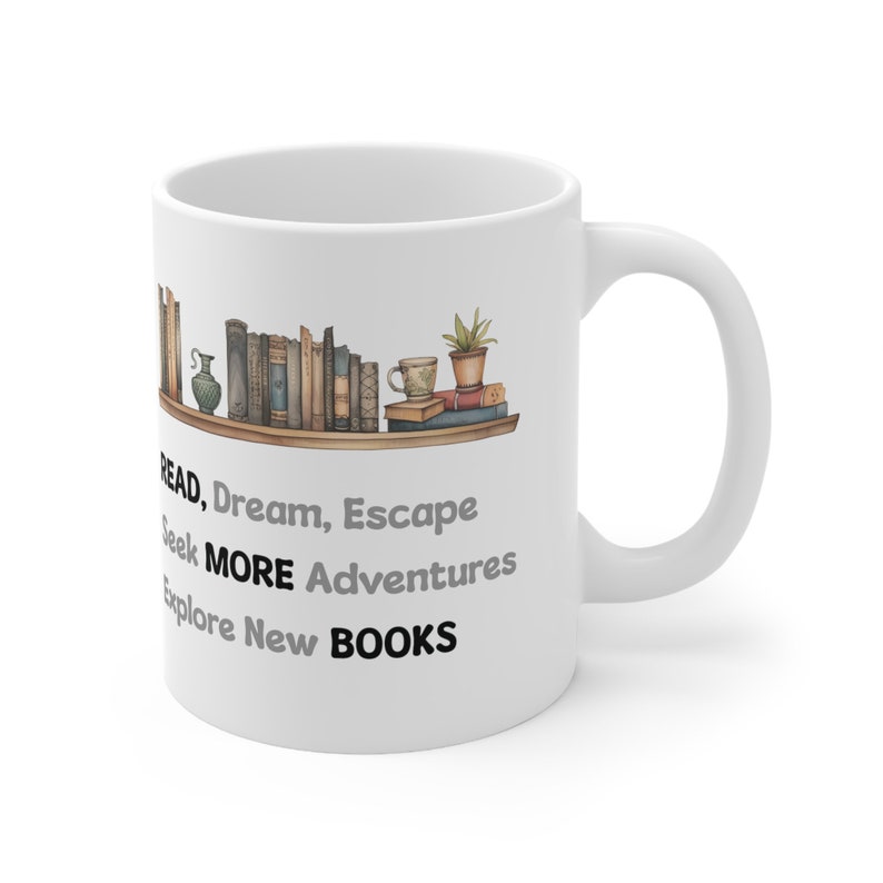Read More Books Mug, Inspirational Coffee Mug, Motivational Mug ...