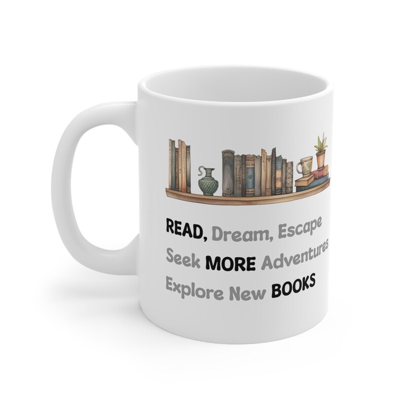 Read More Books Mug, Inspirational Coffee Mug, Motivational Mug ...