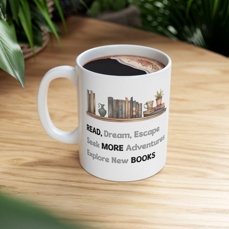 Read More Books Mug, Inspirational Coffee Mug, Motivational Mug ...