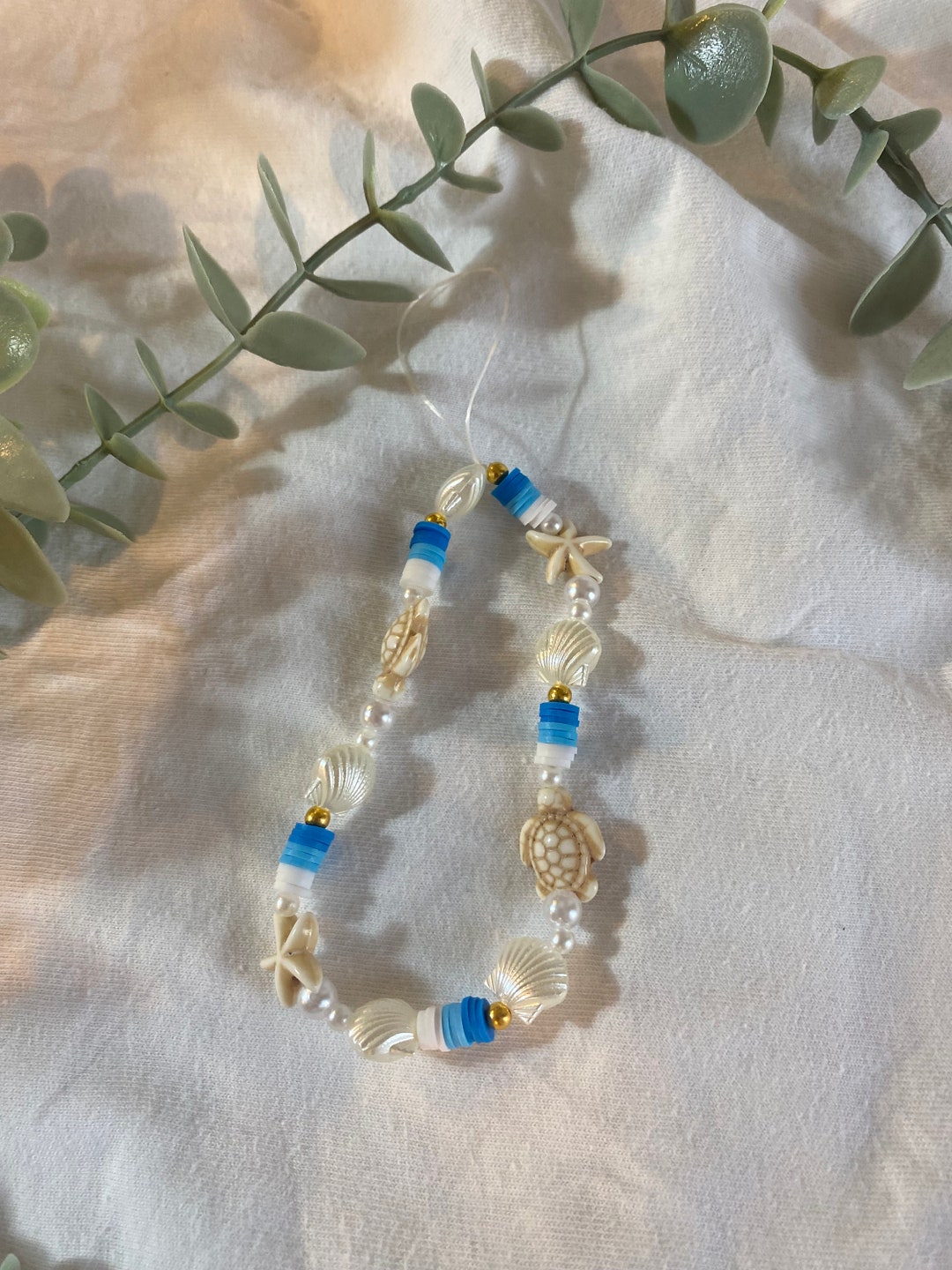 Preppy Ocean Themed Phone Charm - Etsy