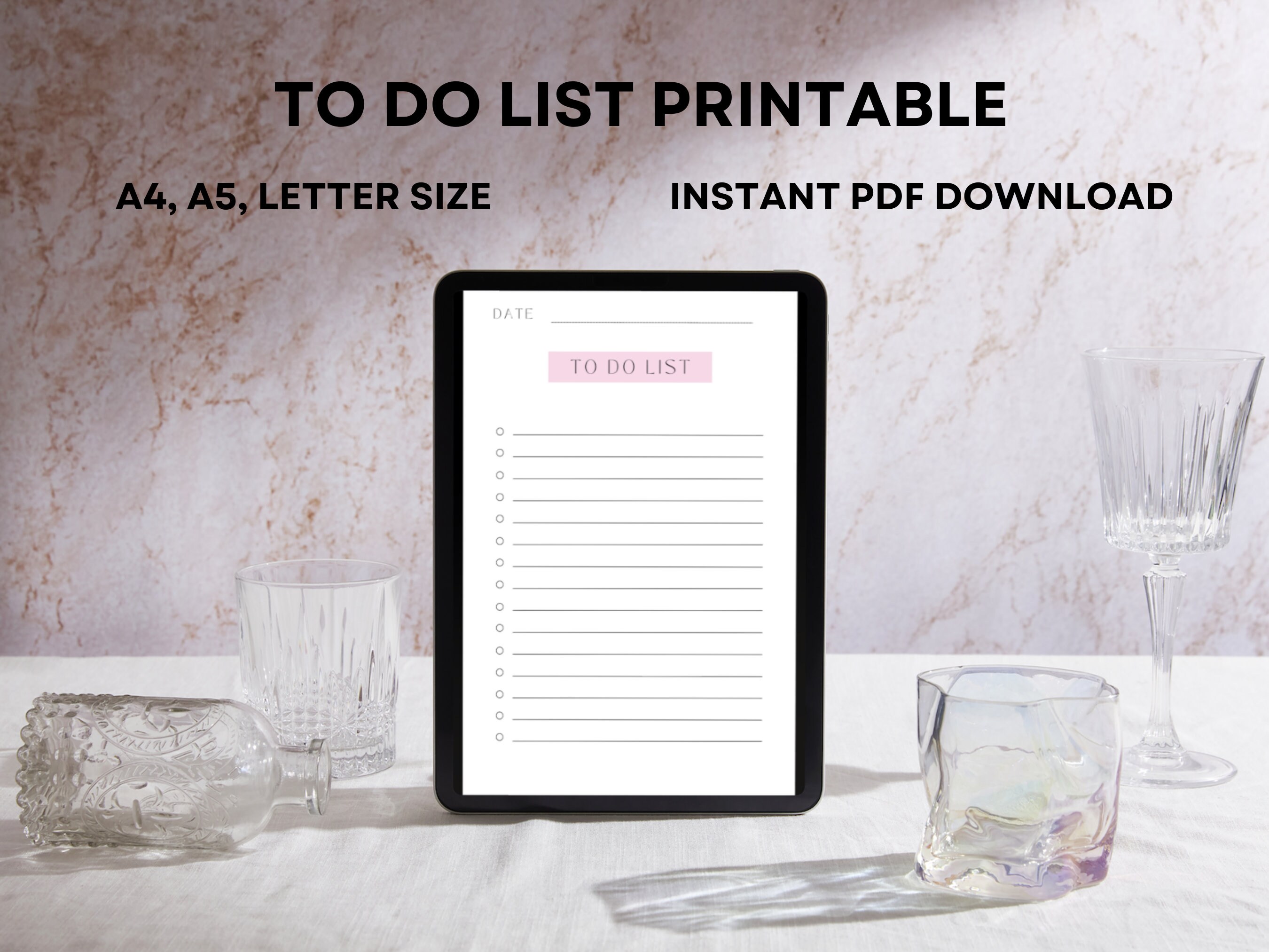 2023 Daily To-do List Planner Printable PDF Download Template, Hourly ...