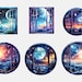 Galaxy Window Clipart Fantasy Window PNG Space Window - Etsy