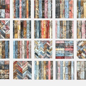 Rustic Wood Seamless Pattern PNG, Wood Pattern PNG, Colorful Wood ...