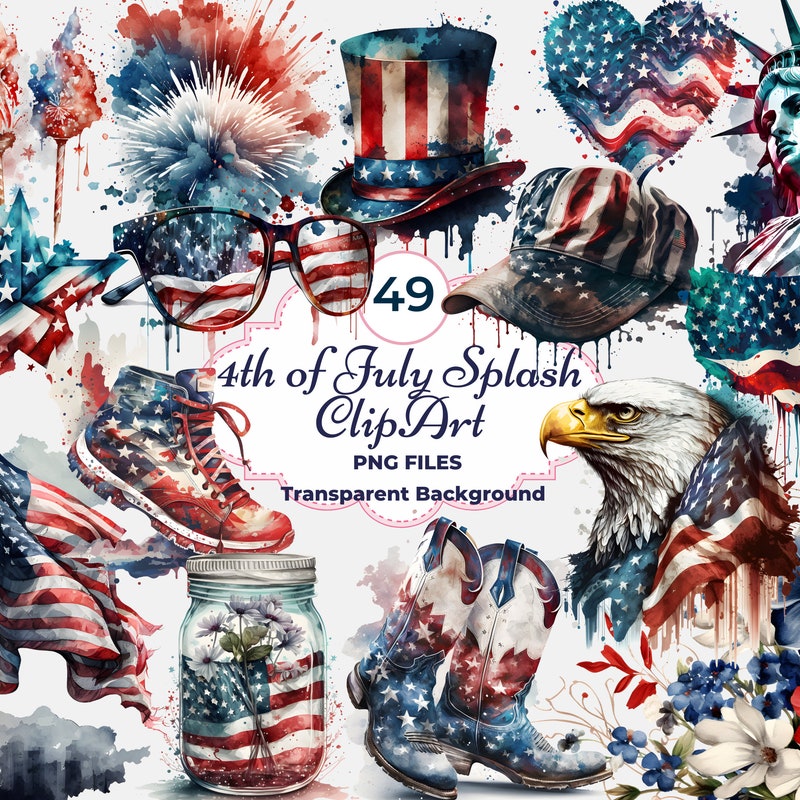 Patriotic Clipart - Etsy