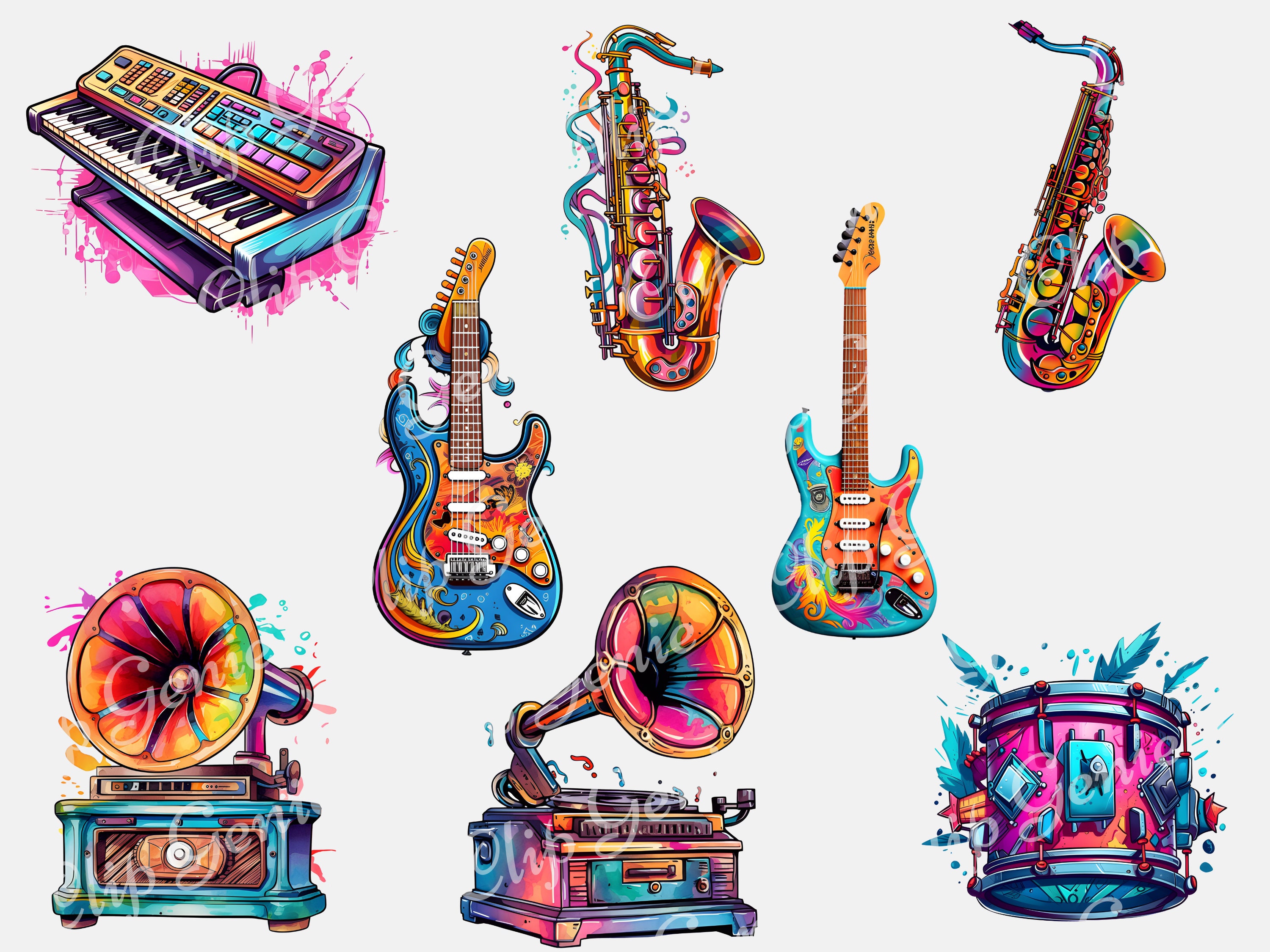 Retro Clipart Nostalgia PNG Cassette Clipart Boombox PNG - Etsy