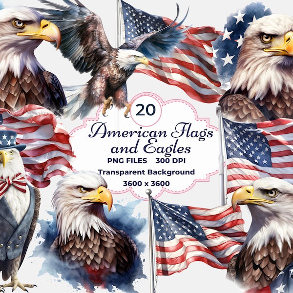 Patriotic Eagle - Etsy