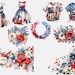 4th of July Splash Clipart Bundle, Patriotic Graphics, 4th of July ...