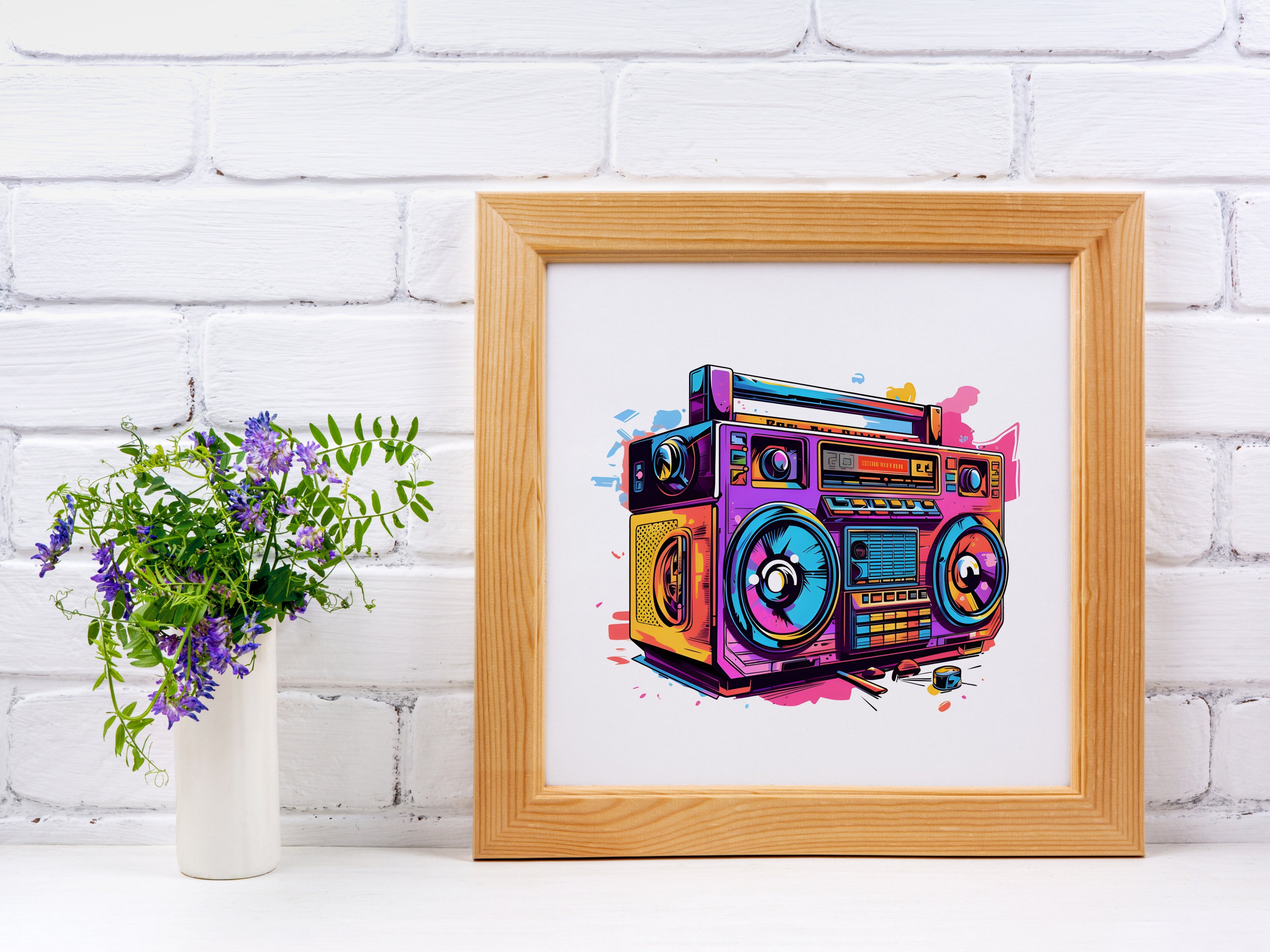 Retro Clipart Nostalgia PNG Cassette Clipart Boombox PNG - Etsy