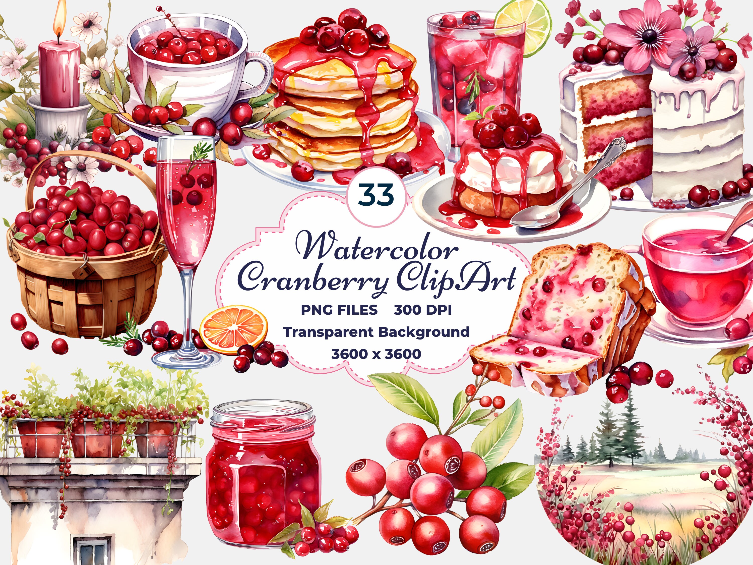 Cranberry Clipart