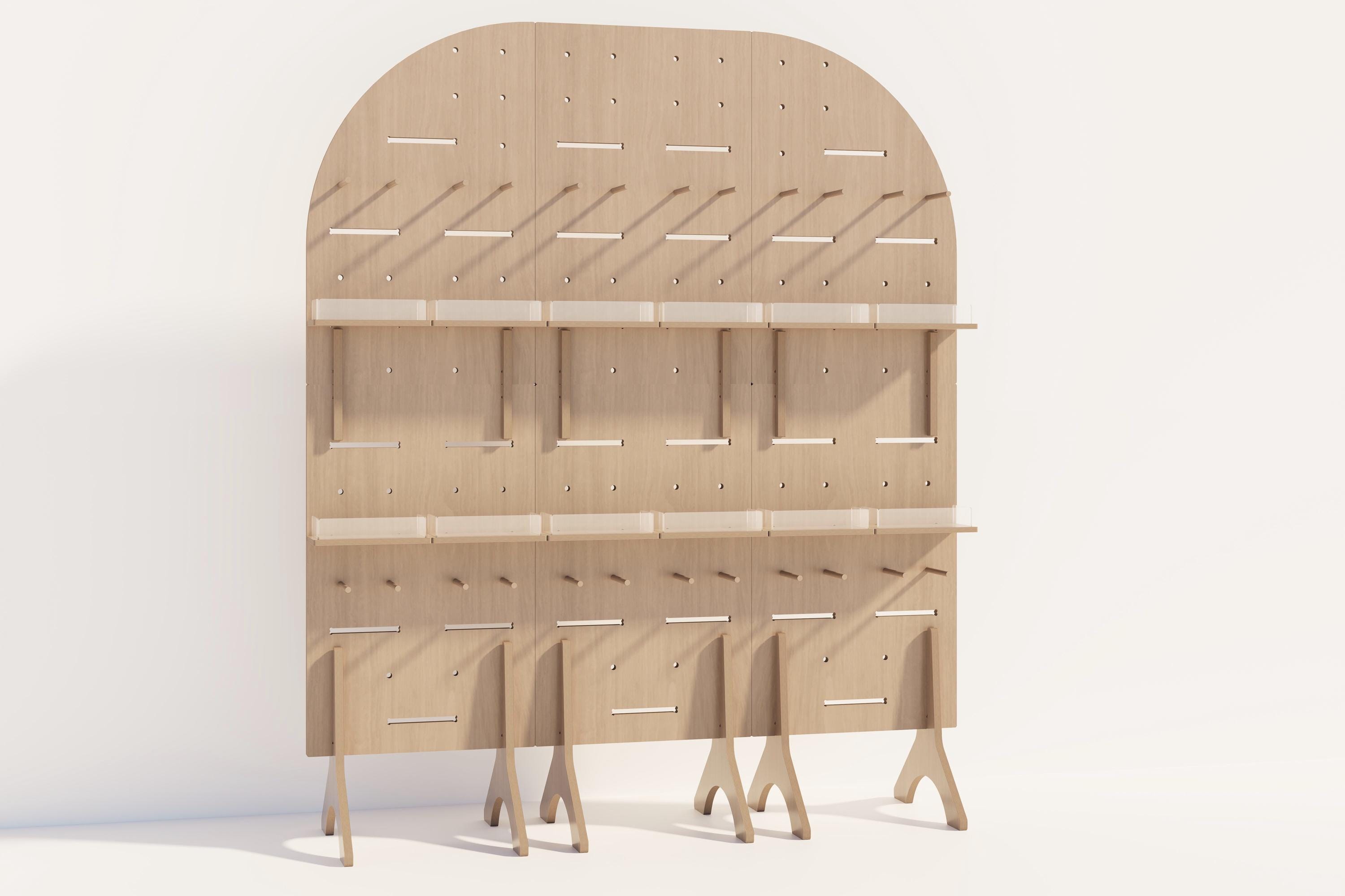 Pegboard Modular Display Flat Pack Market Display Shop & Boutique - Etsy