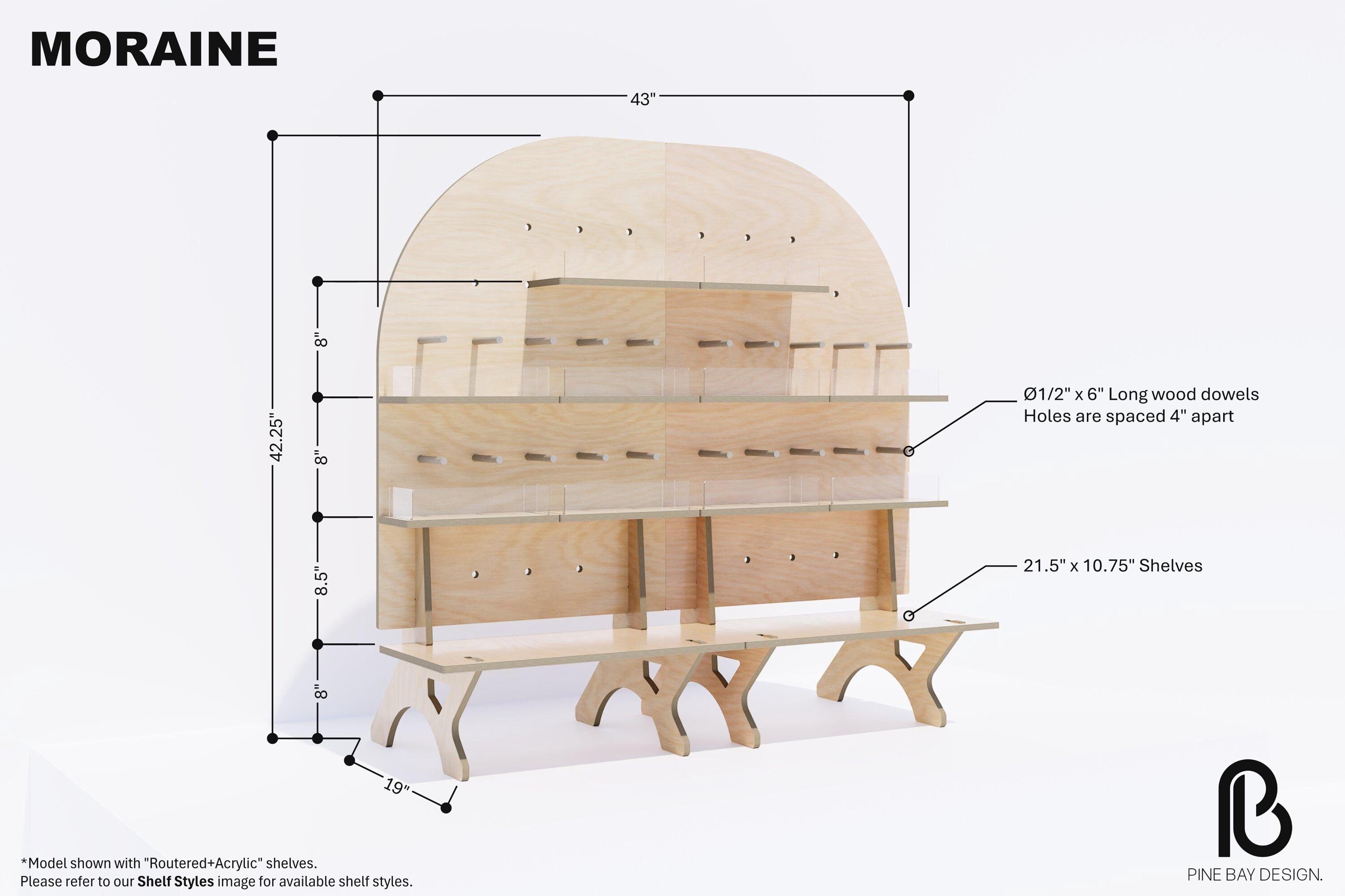 Tabletop Pegboard Display | Flat Pack | Market Display | Shop ...