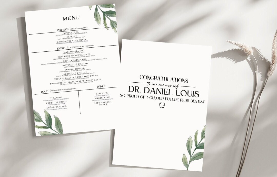 Simple Menu Ideas | Modern Fonts | Editable Menu Templates | Digital ...