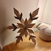 Large Wooden Snowflake - Etsy UK