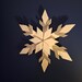 Large Wooden Snowflake - Etsy UK