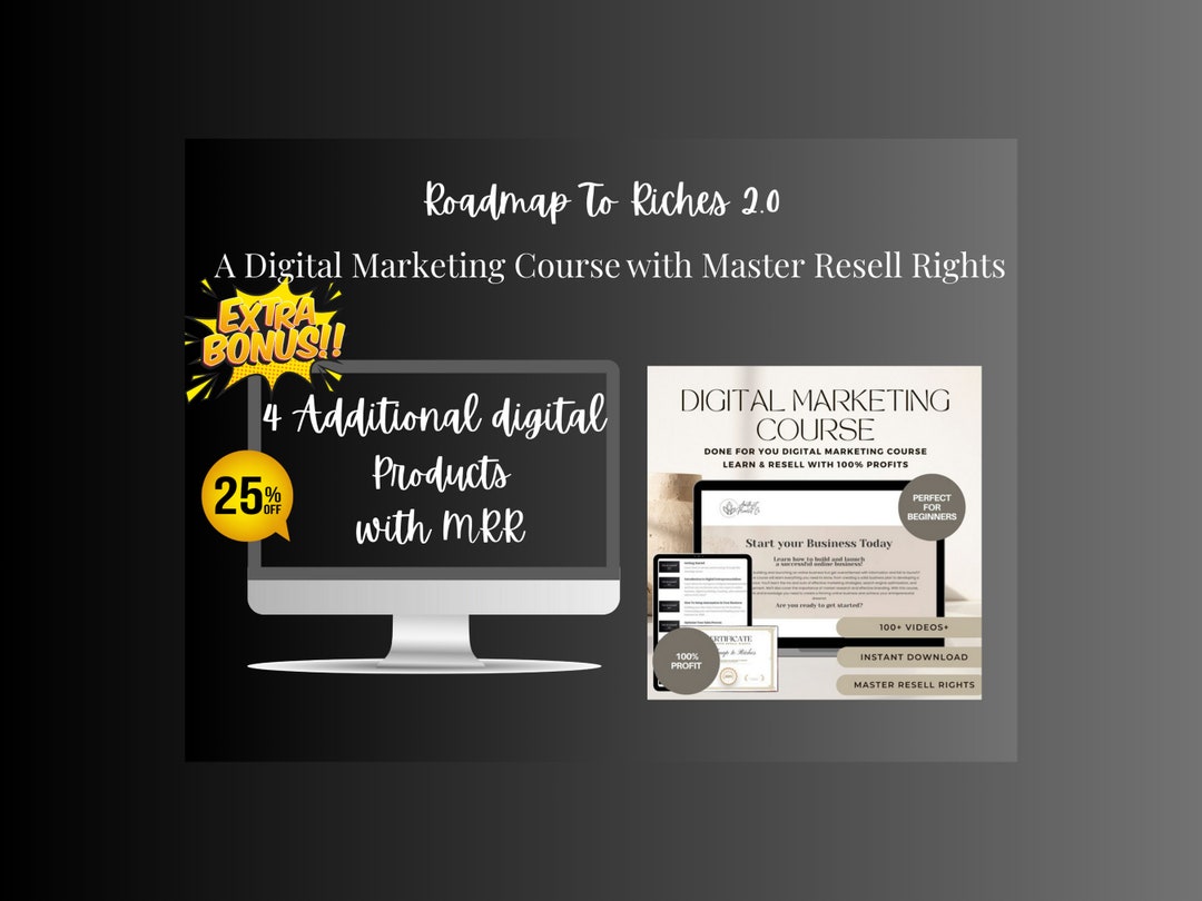 Roadmap to Riches 2.0 Master Resell Rights, MRR Digital Marketing ...