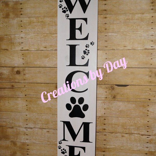 Cat Welcome Sign - Etsy