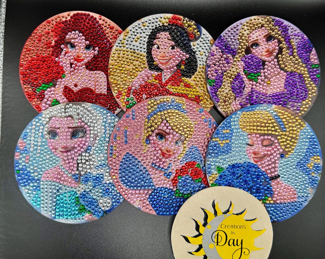 Disney Princesses - Ariel, Mulan, Rapunzel, Elsa, and Cinderella ...