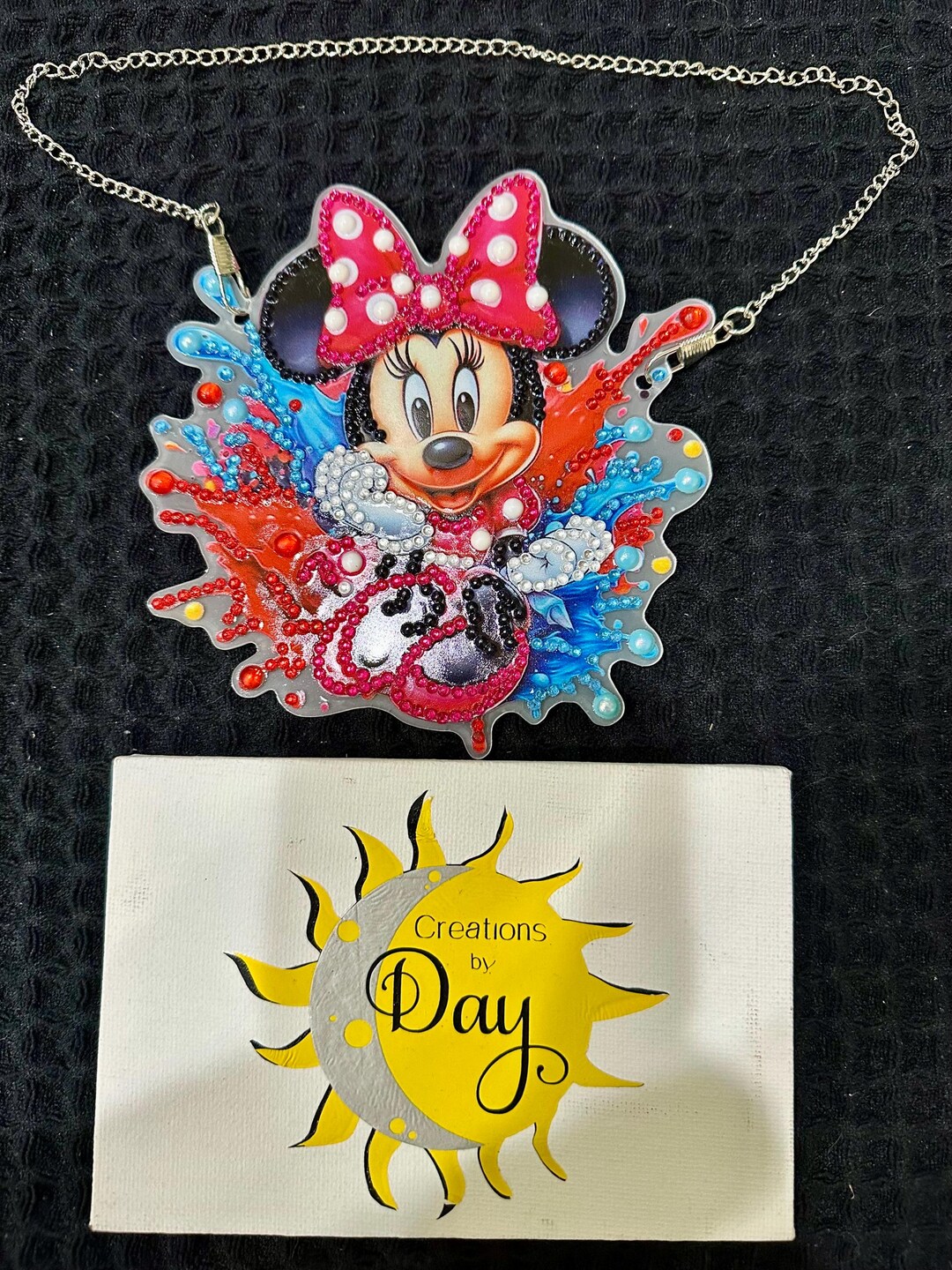 Disney's Minnie Mouse Paint Splash Diamond Art Painting Window or Wall ...