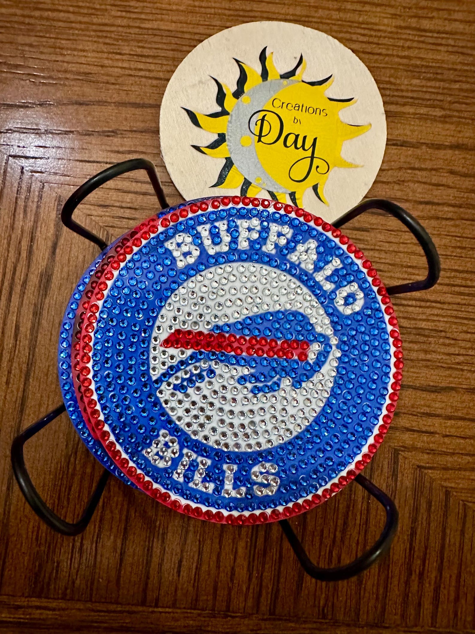 Buffalo Bills Diamond Painting Art Coasters - Set of 6 - Etsy