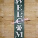 Welcome Sign Pet Paws Dog or Cat Porch Sign Leaner - Etsy