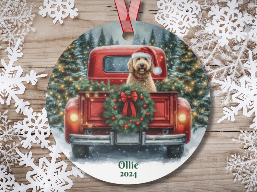 Personalized DOODLE Christmas Ornament, Cockapoo Cavapoo Goldendoodle ...