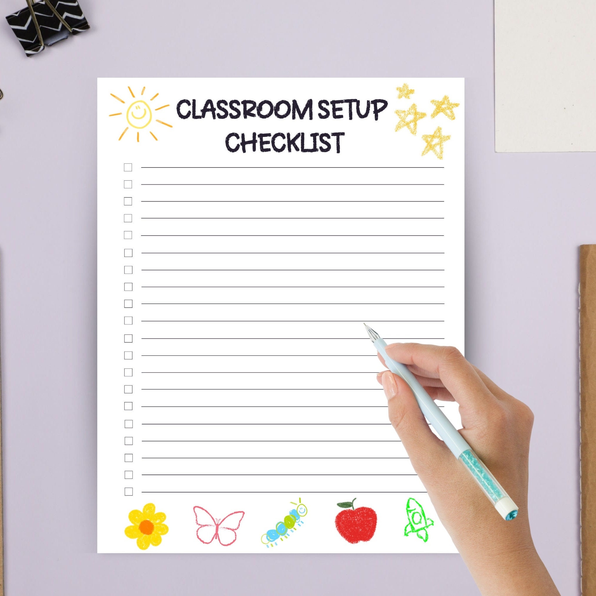 Teacher Printable, Teacher to Do List, Teacher Checklist Printable, Big ...