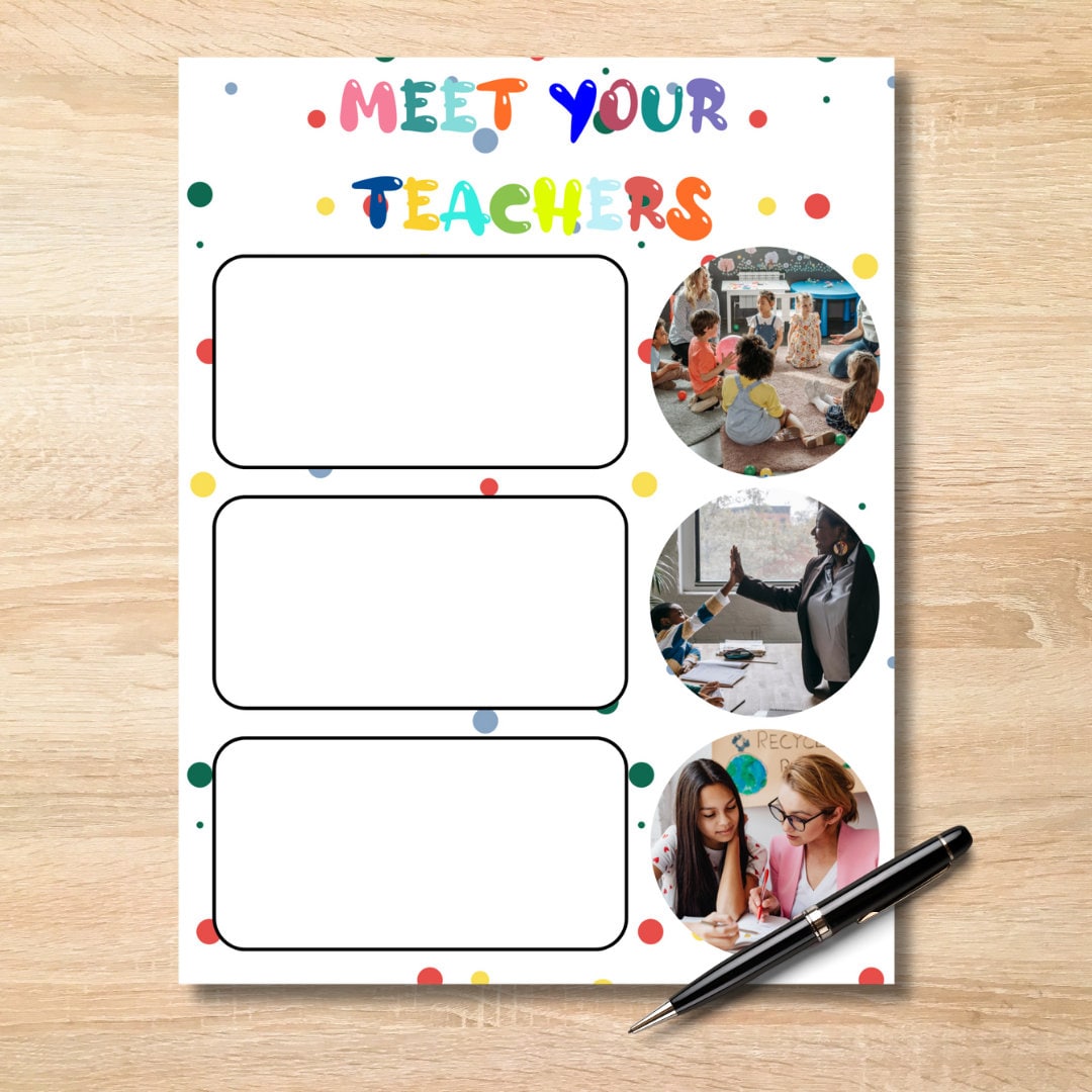 Meet the Teachers, Meet the Teachers Template, Meet the Teachers ...