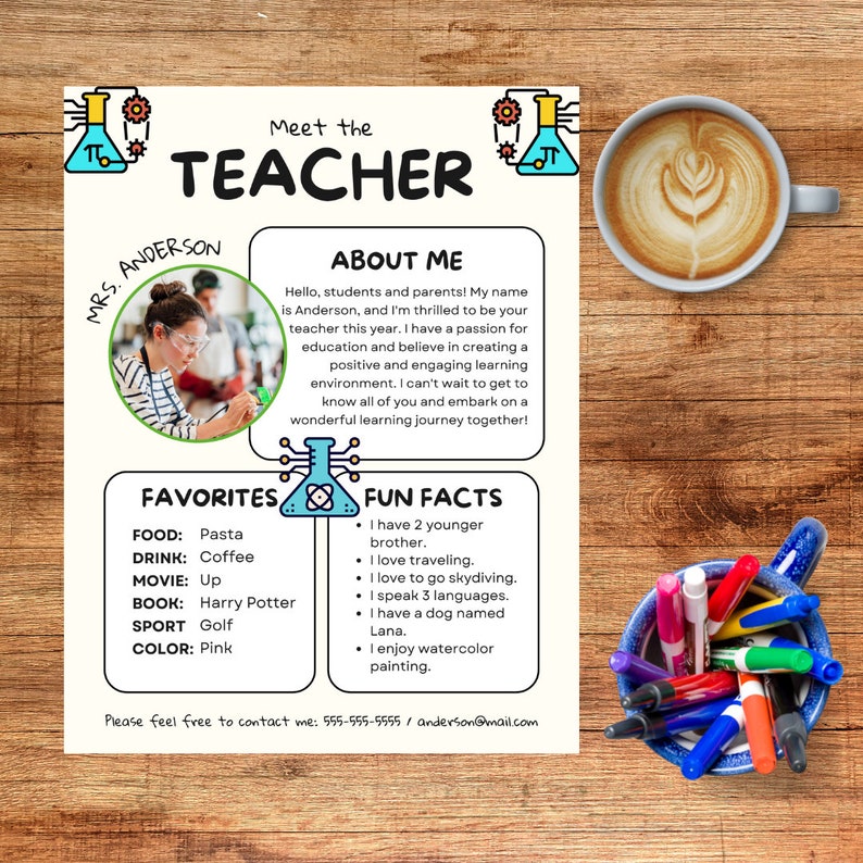 Conozca la plantilla del maestro, Conozca al maestro STEM, Plantilla ...